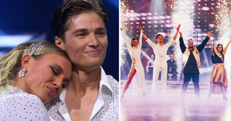 Filip Lamprechts pussbild med Linn Hegdal – visar nu upp