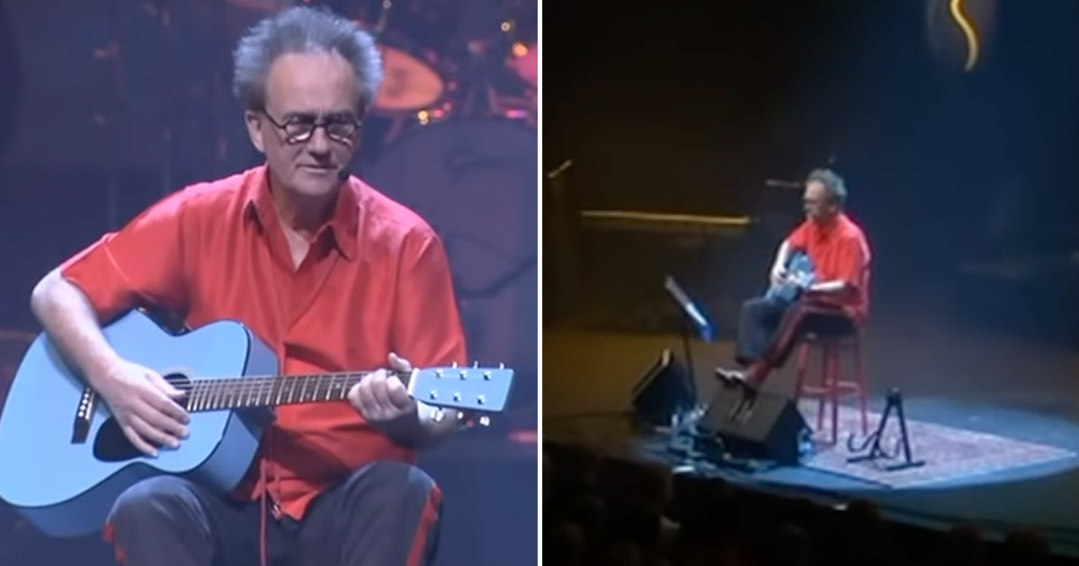 Robert Broberg framför klassikern och får publiken att rysa