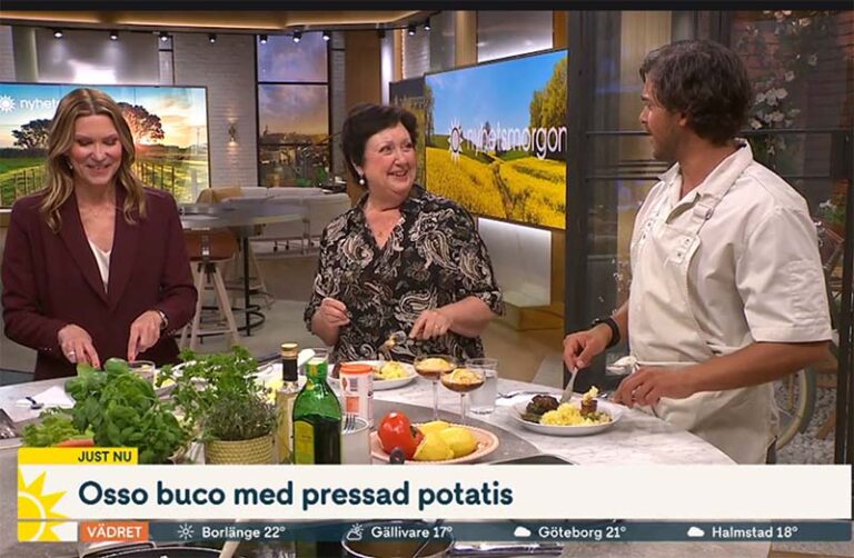 Dante Zias pinsamma tabbe i TV4-köket får alla att brista ut i gapskratt