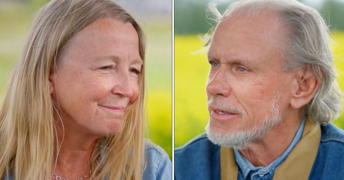 Bonde-Göran Lindström återförenas med Ann Lorentzon