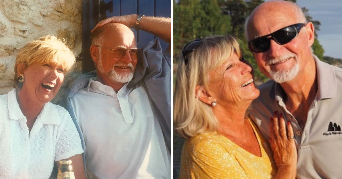 Ann-Louise Hansson och Bruno Glenmark firar bröllopsdag