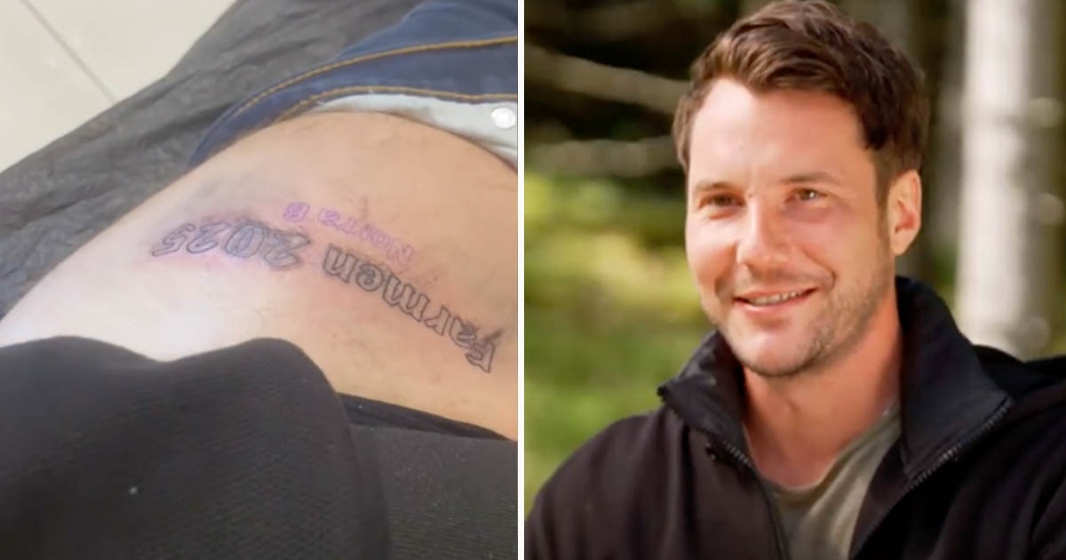 Robert Nilssons tatuering efter Farmen