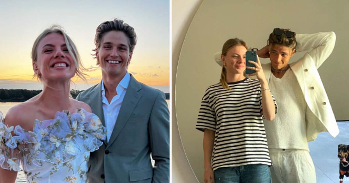 Linn Hegdals kärleksbesked med Filip Lamprecht