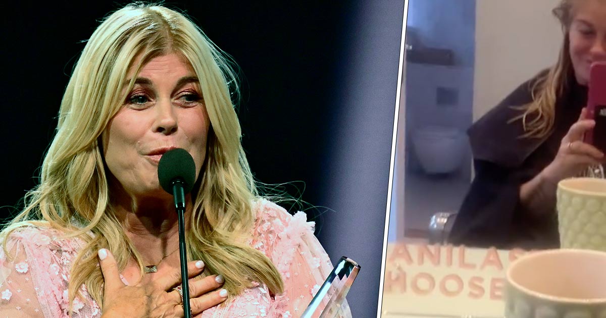 Pernilla Wahlgren visar upp nya förvandlingen i utseendet