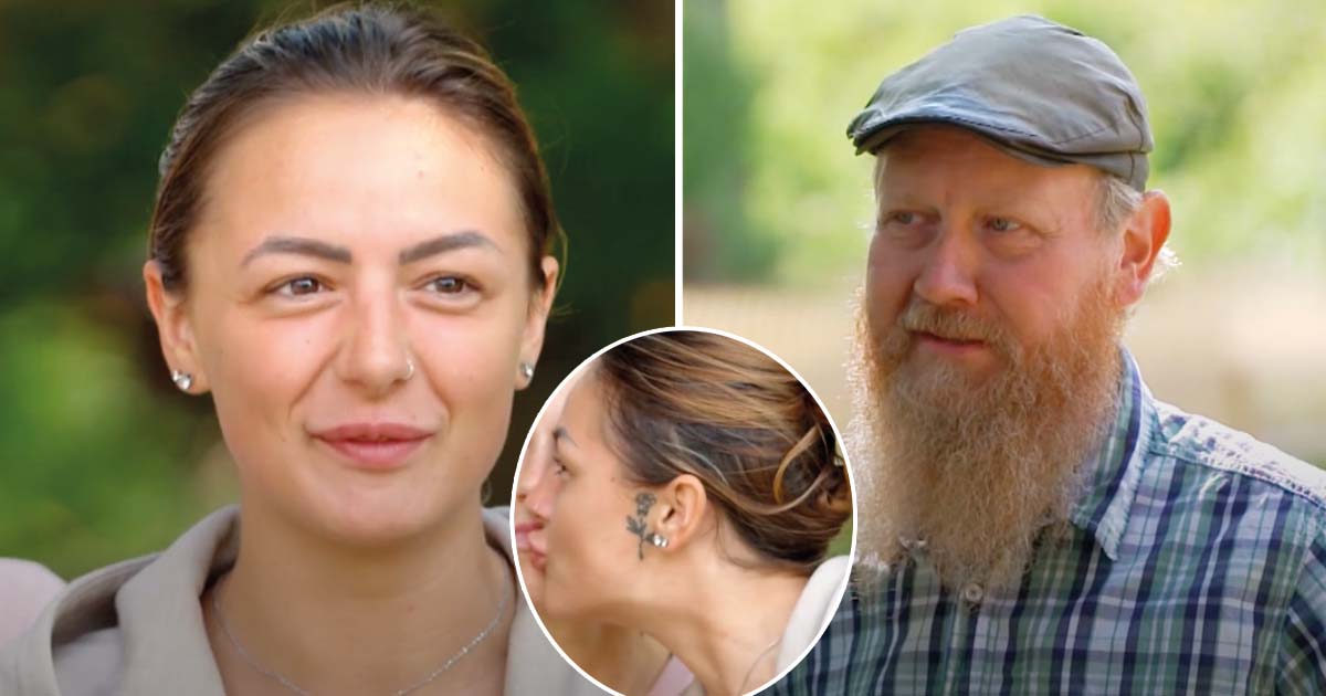 Amanda Teroni pussar Sofia Kosunen efter beslutet i Farmen