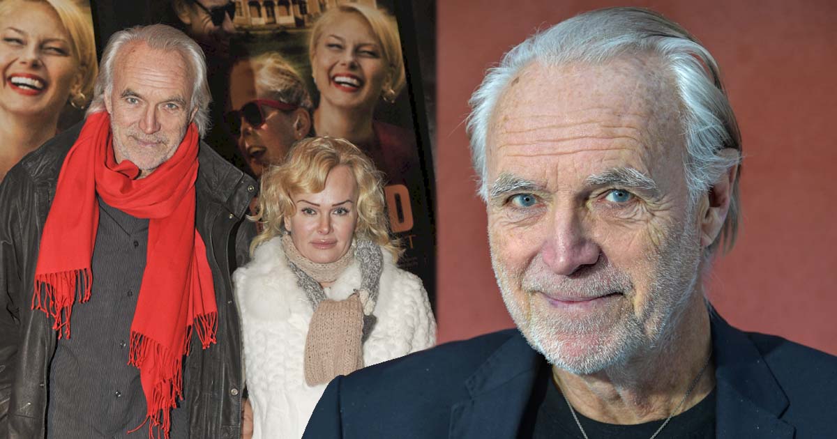 Claes af Geijerstam om livet med 26 år yngre hustrun Nina