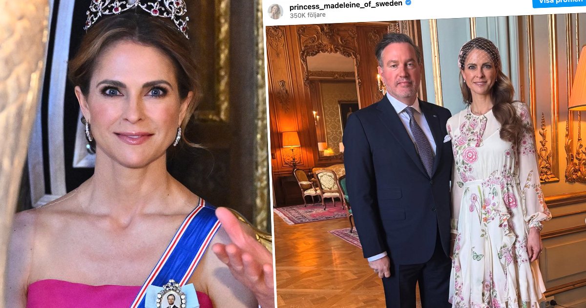 Prinsessan Madeleines nya bild med maken Chris O'Neill