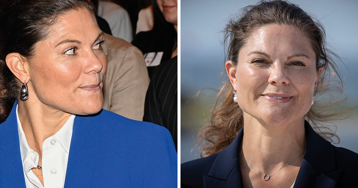 Kronprinsessan Victoria har klippt av en decimeter av håret