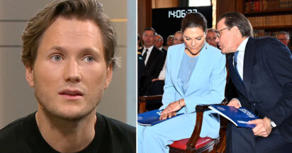 Victoria och Daniel kallade in Viktor Frisk till slottet