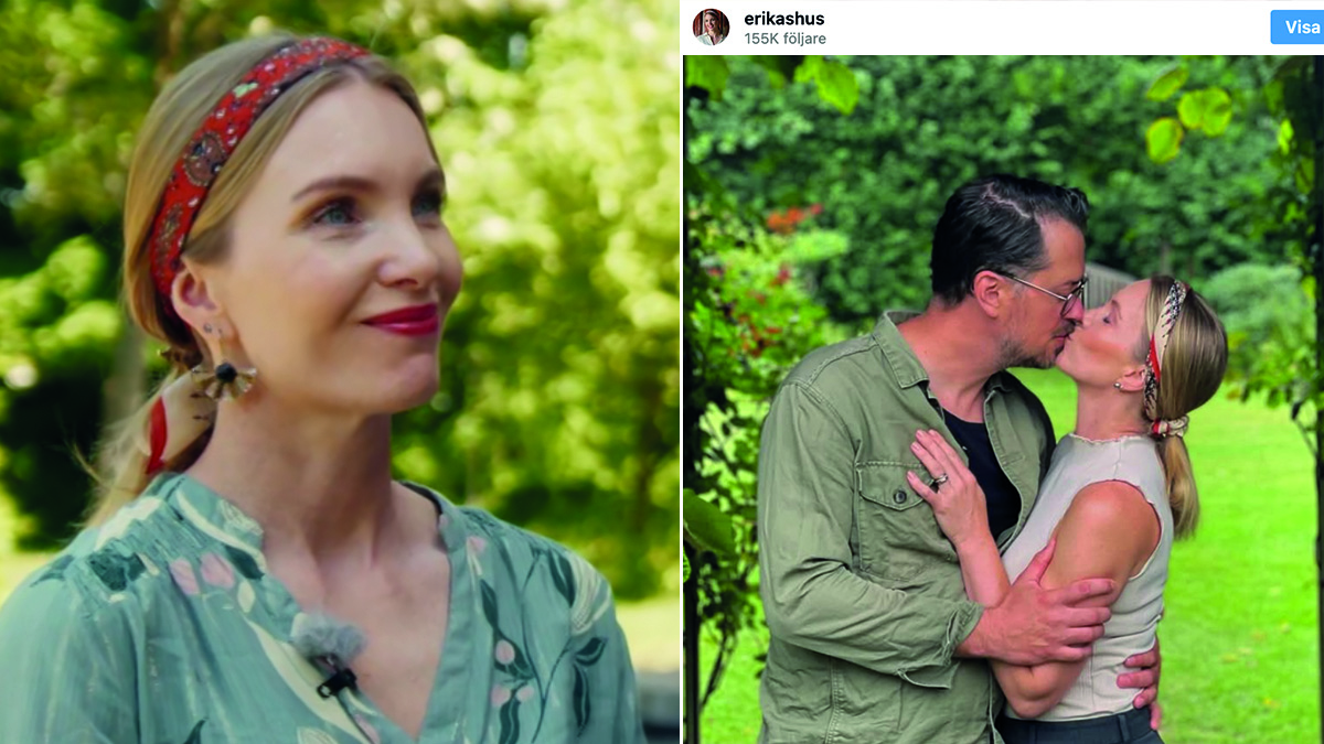 Erika Åberg och maken Björn har varit gifta i snart 19 år