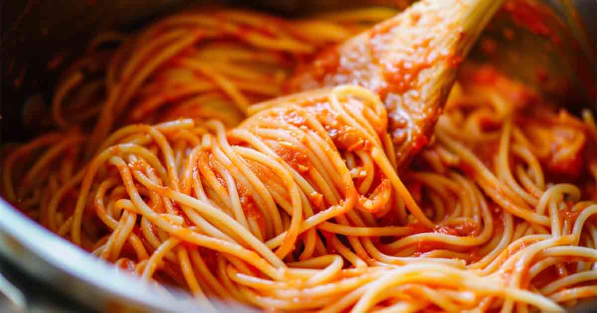 Spagetti med köttfärssås av Per Morberg